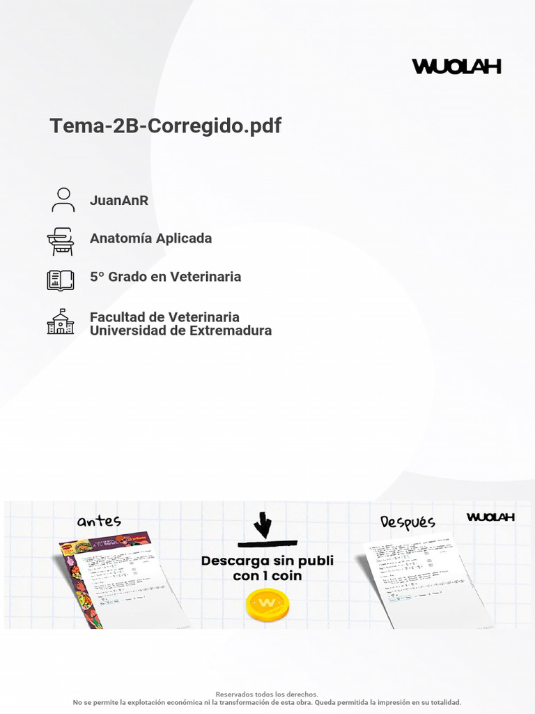 wuolah-free-Tema-2B-Corregido | PDF | Tórax | Tórax (anatomía humana)
