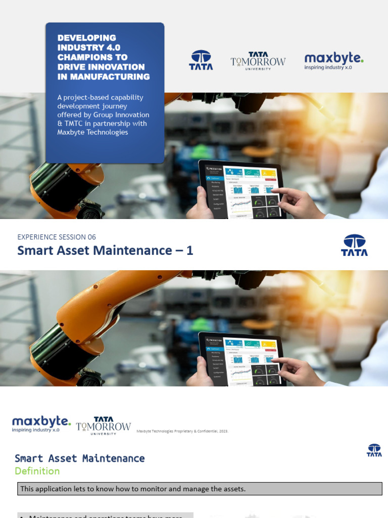 Smart Asset Maintenance Overview | PDF | Business | Systems Thinking