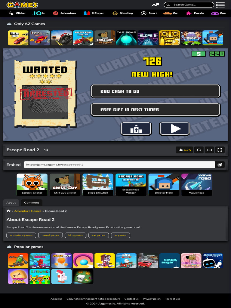 Escape Road 2 - Play Escape Road 2 On A-Z Games | PDF