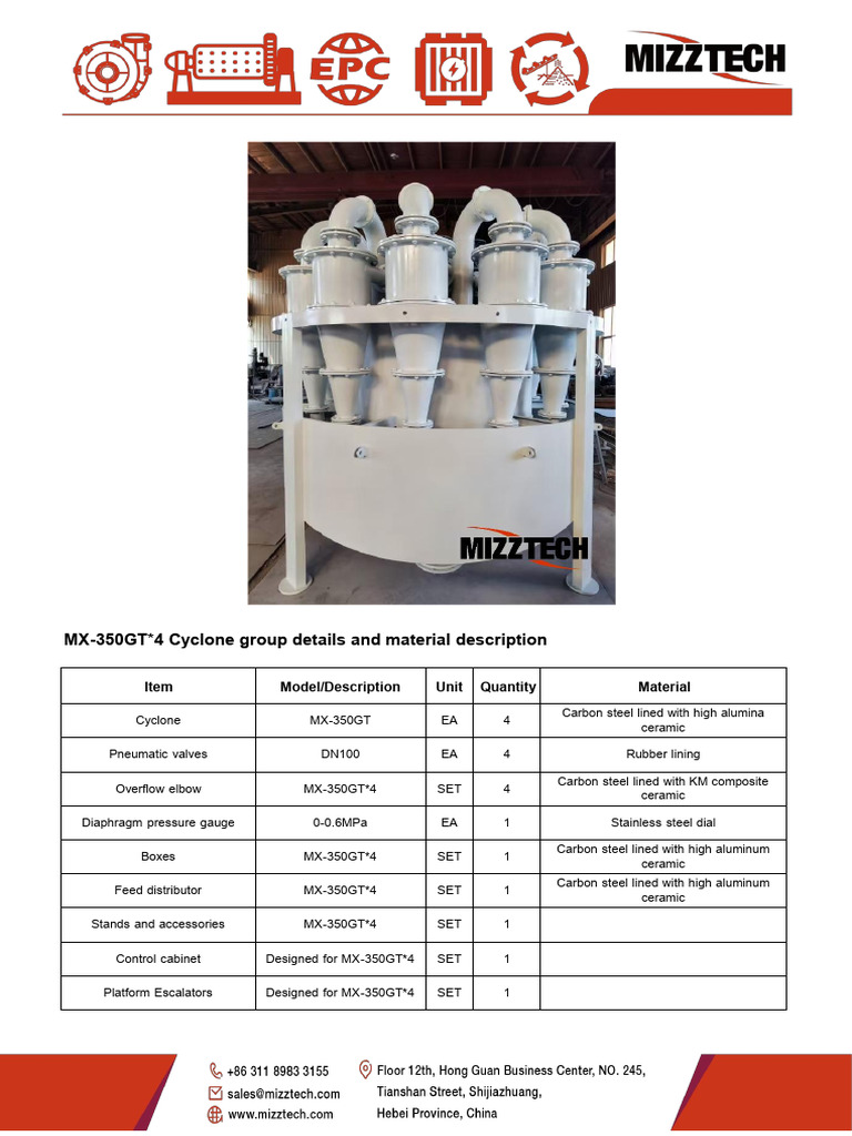 Mizztech Cyclone Proposal MX-350GT | PDF