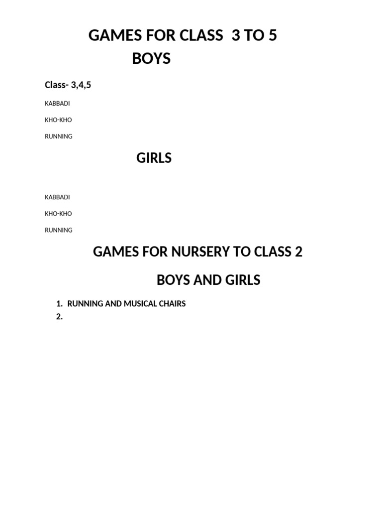 Games | PDF
