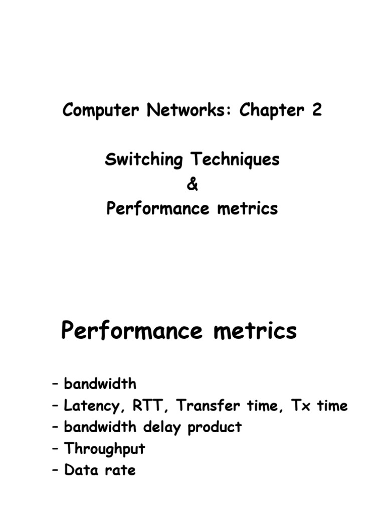10-Transmission Impairment and Performance-12-08-2024 | PDF | Transmission Control Protocol ...