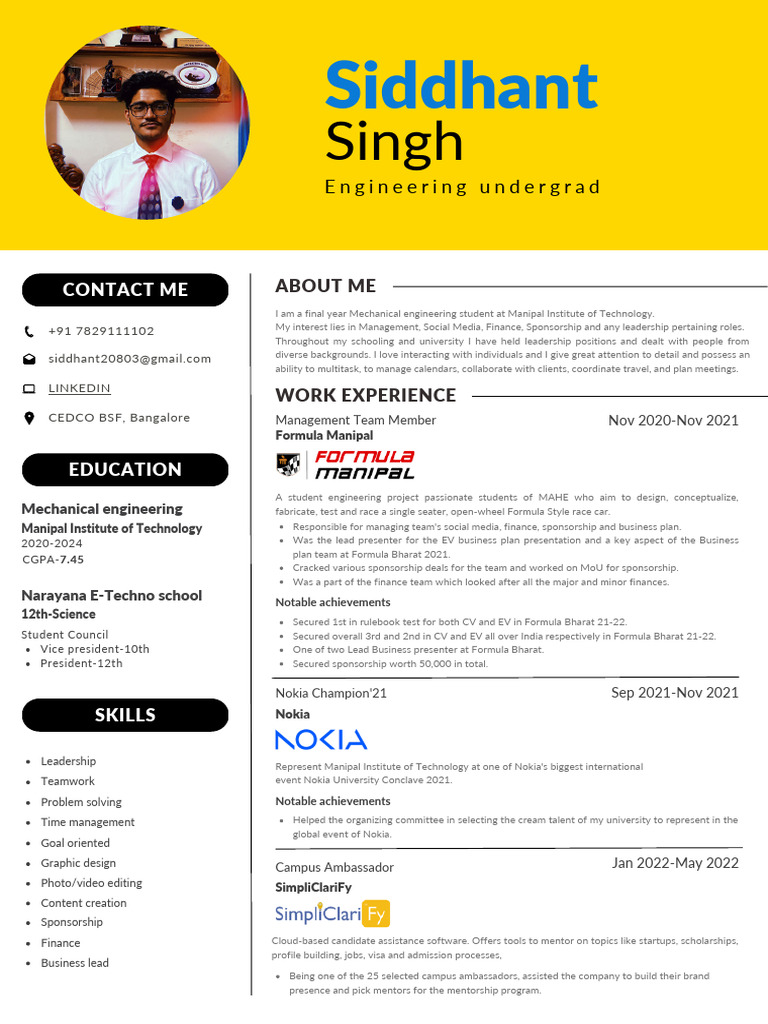 Siddhant Singh 200909274 Mechanical | PDF