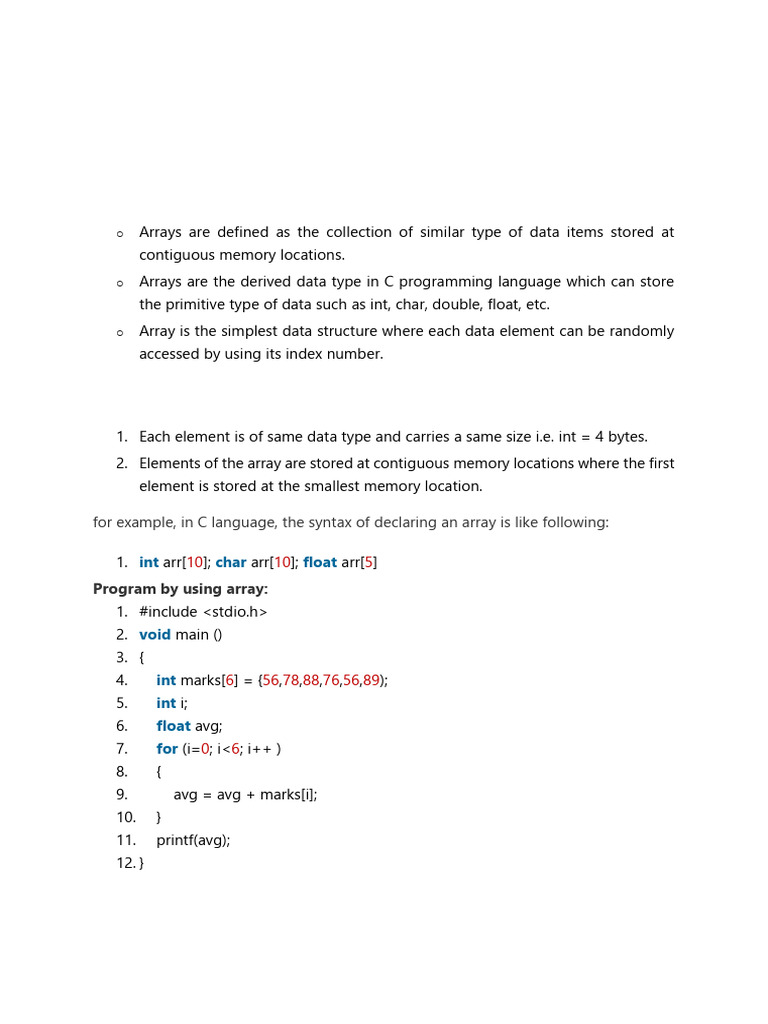 Data Structures Unit 2 | PDF | Pointer (Computer Programming) | Integer (Computer Science)