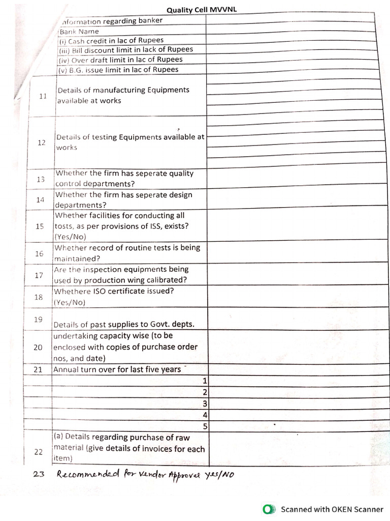 Proforma 3 | PDF