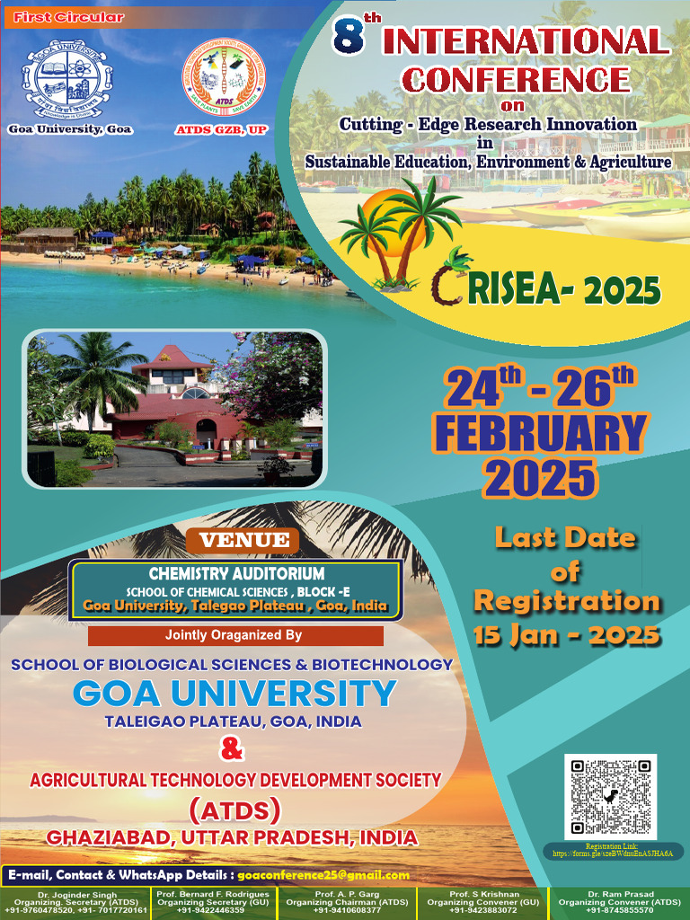8th International Conference Goa (CRISEA-2025) | PDF | Sustainability ...