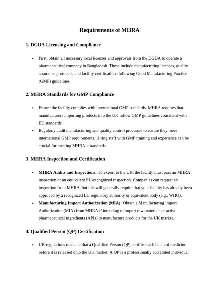 Requirements of MHRA | PDF | Pharmacovigilance | Pharmacology