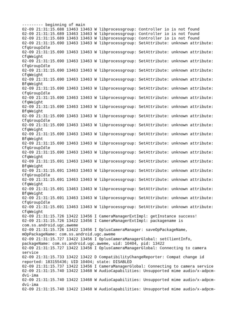 Logcat 1739111475616 | PDF | Software Engineering | Computer Architecture