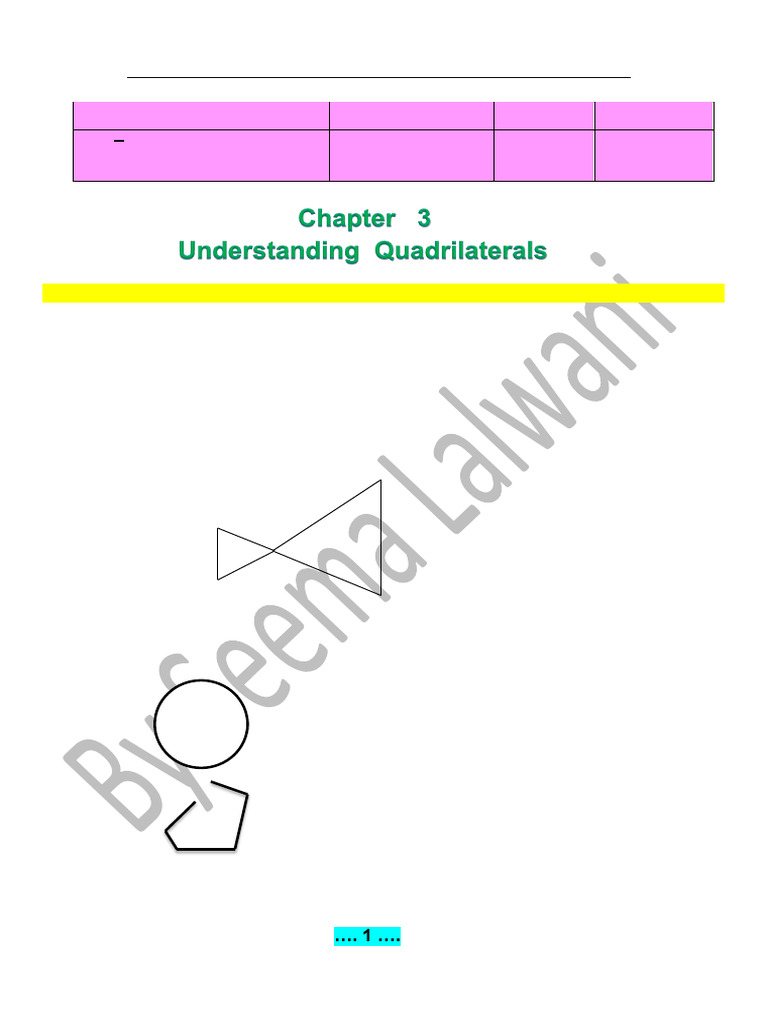 8 A - Maths - C.M. - CH - 3. - Understanding Quadrilaterals ...