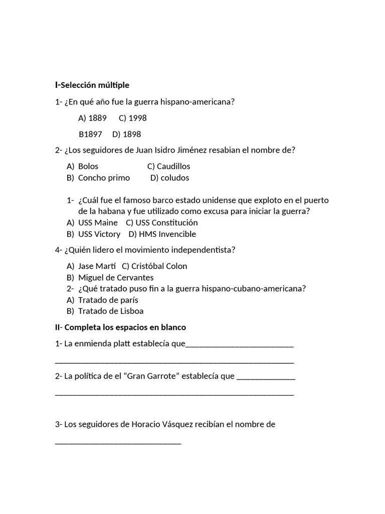 Examen de 3ro Unidad 5 | PDF