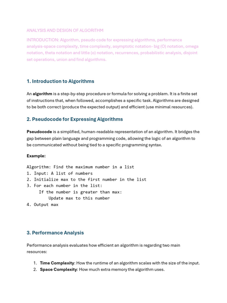 Document 9 | PDF | Time Complexity | Probability Theory