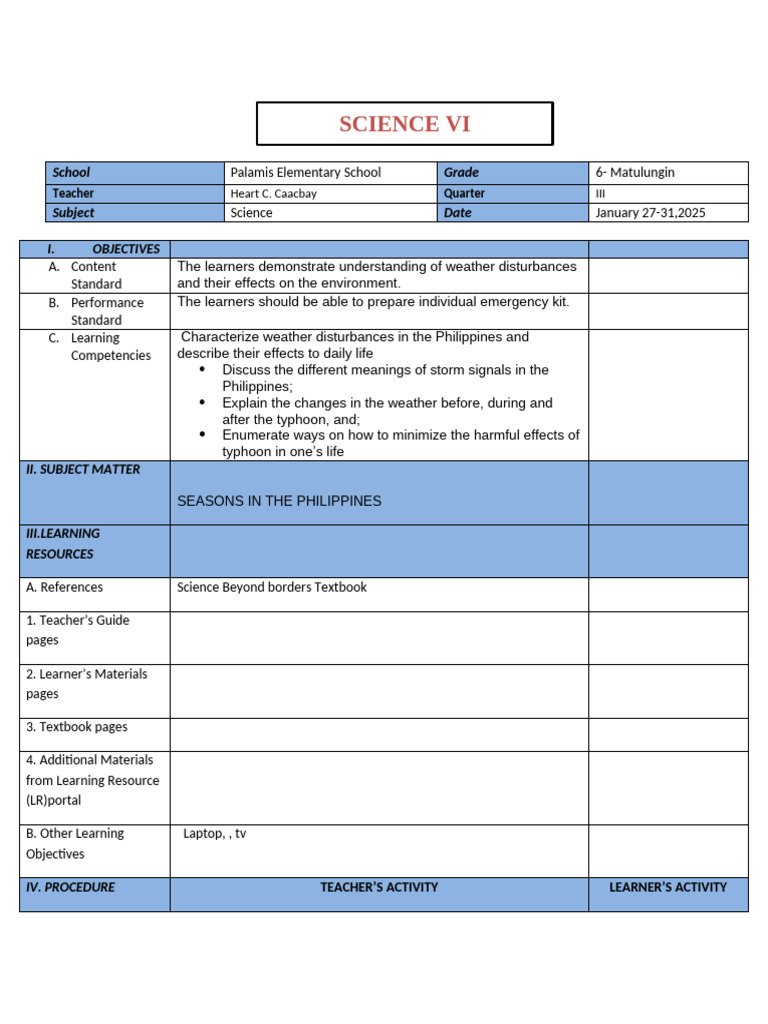 Science Week 3 4th Quarter | PDF | Learning | Science