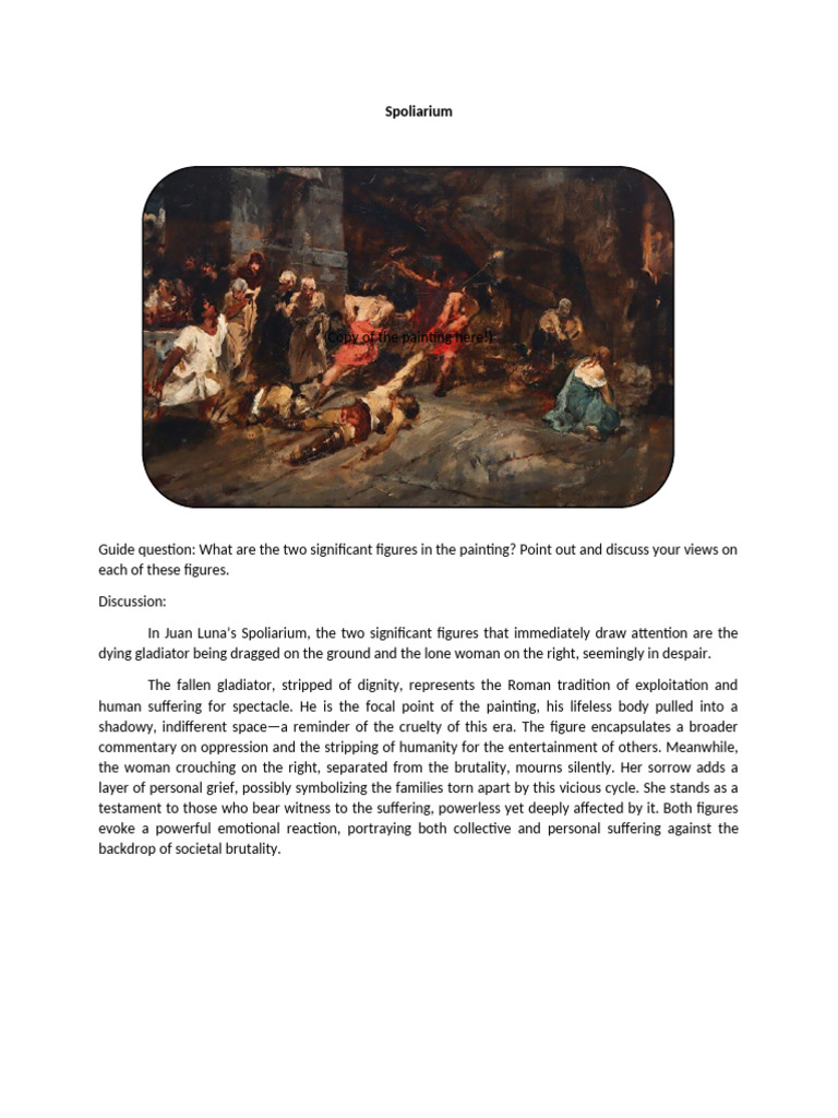 Spoliarium | PDF
