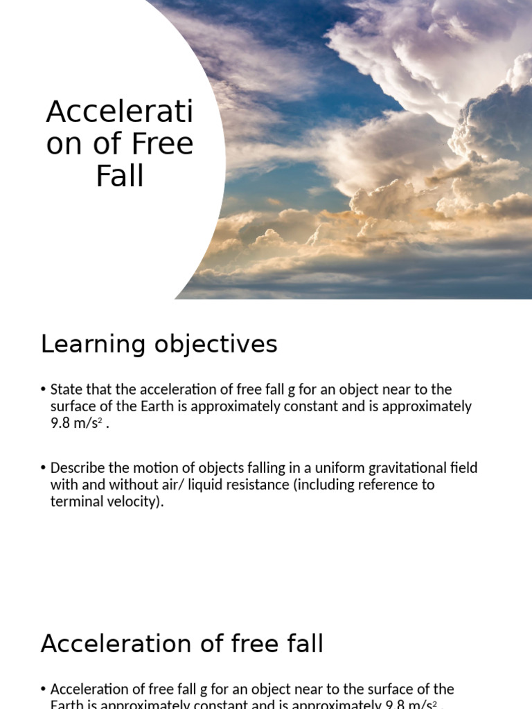 4-Acceleration of Free Fall | PDF