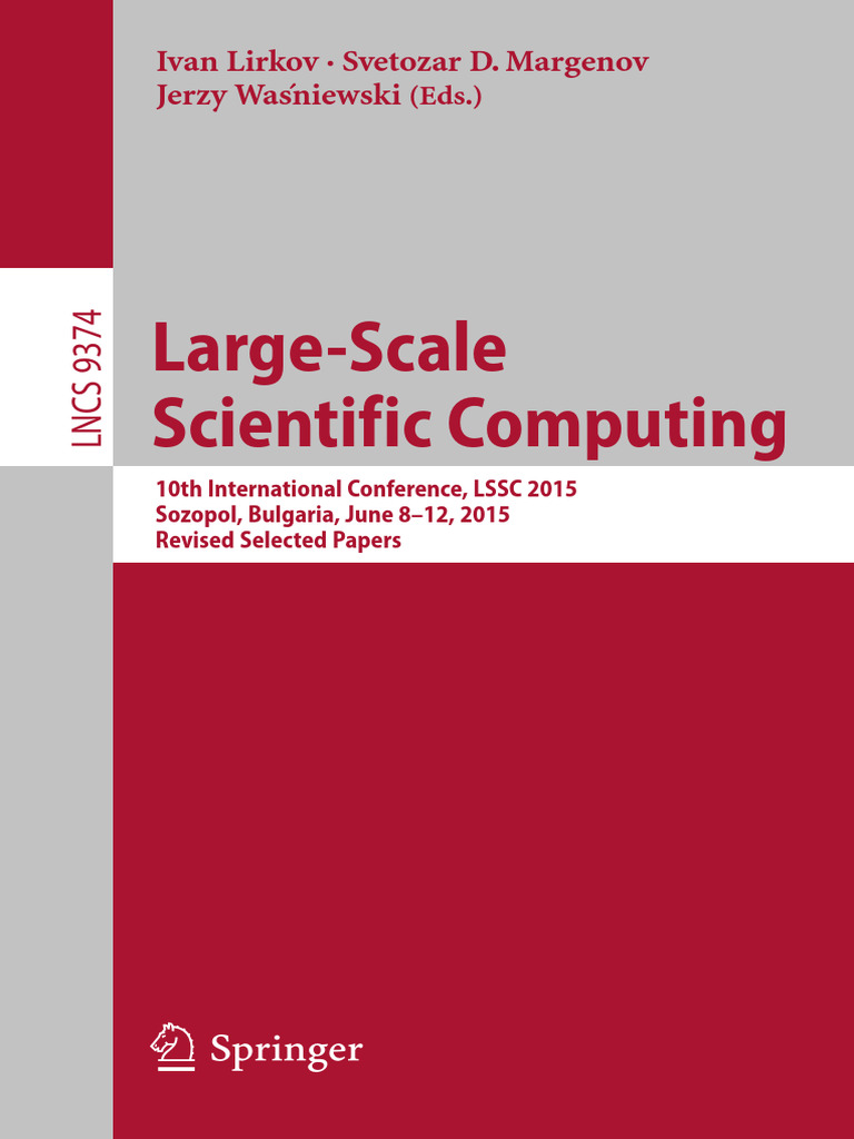 Large-Scale Scientific Computing: Ivan Lirkov Svetozar D. Margenov ...
