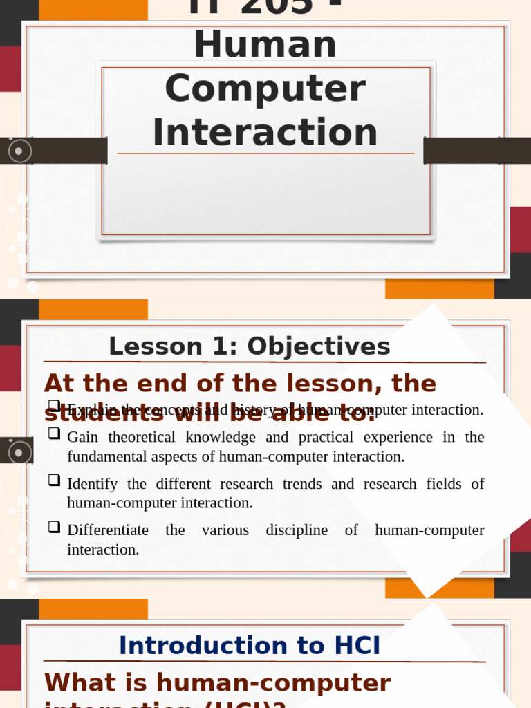 Unit 1 Part I Introduction To Human Computer Interaction 1 | PDF | Human–Computer Interaction ...
