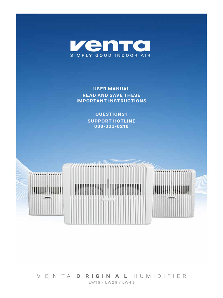 Venta Humidifier User Manual LW15 LW25 LW45 | PDF | Humidity