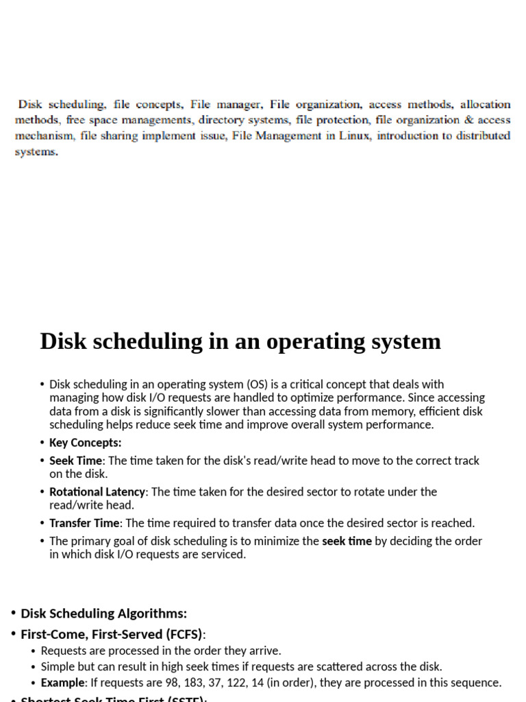 unit-5 OS | PDF | File System | Computer File