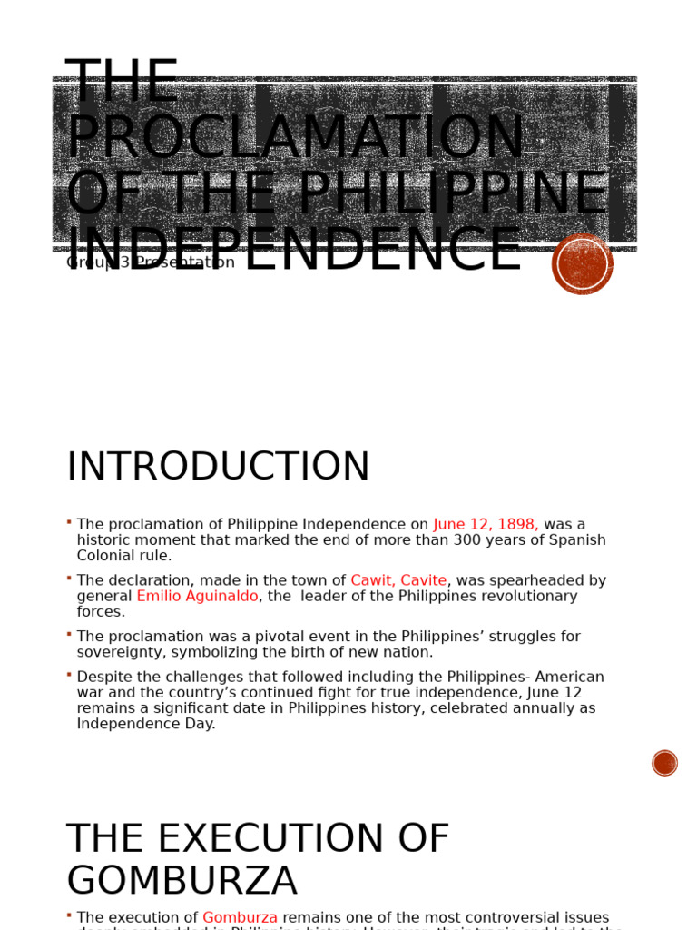 The Proclamation of The Philippine Independence 2 2 | PDF | Philippines ...