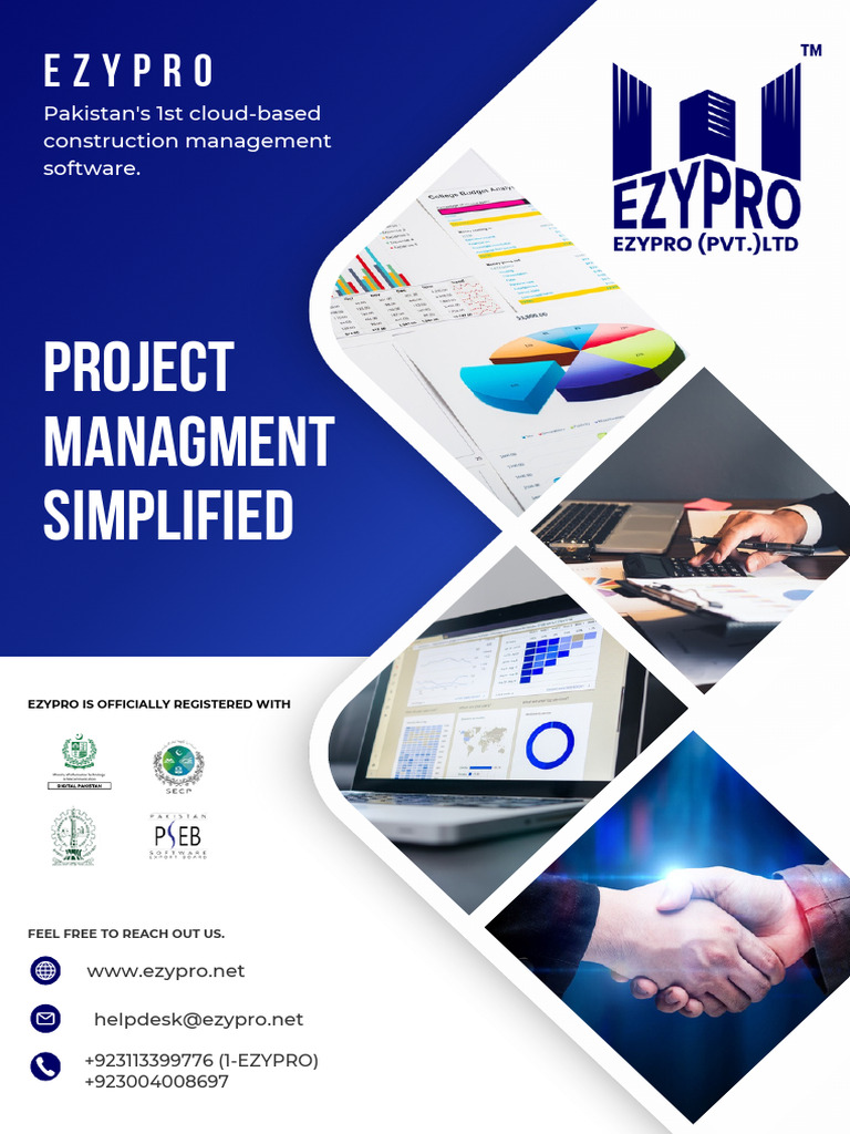 EZYPRO updated Brochure | PDF | Project Management | Tablet Computer
