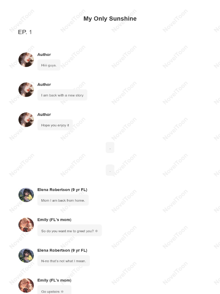 My Only Sunshine | PDF