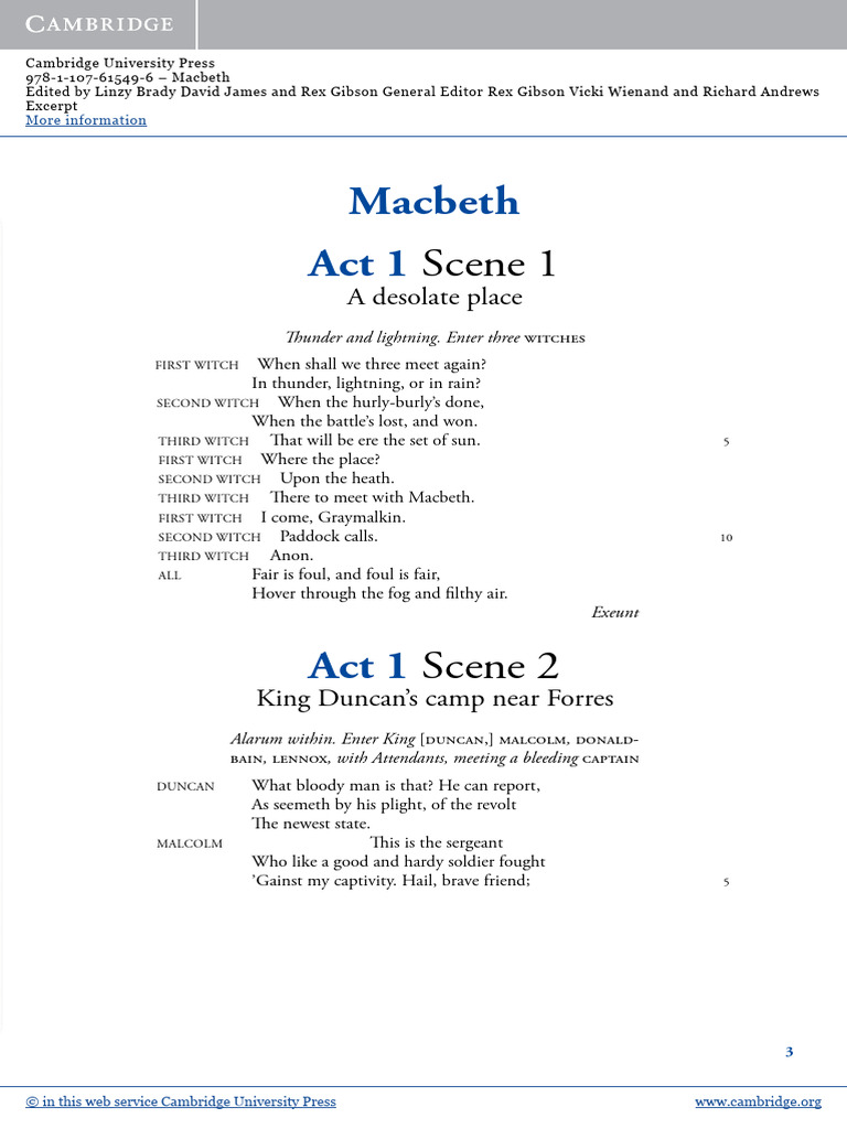 Excerpt | PDF | Macbeth