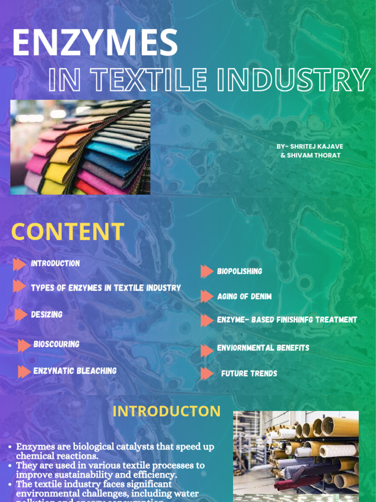 Enzymes Transforming Textile Sustainability | PDF | Enzyme | Textiles