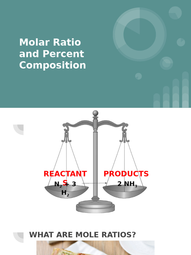 Molar Ratios and Percent Composition Guide | PDF | Mole (Unit) | Molecules