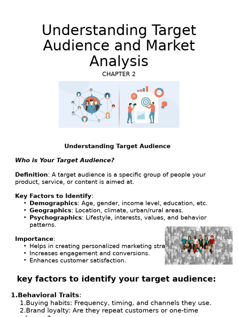 Chapter 2 Understanding Target Audience and Market Analysis | PDF | Market Segmentation ...