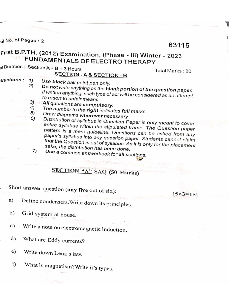 electro uni papers | PDF