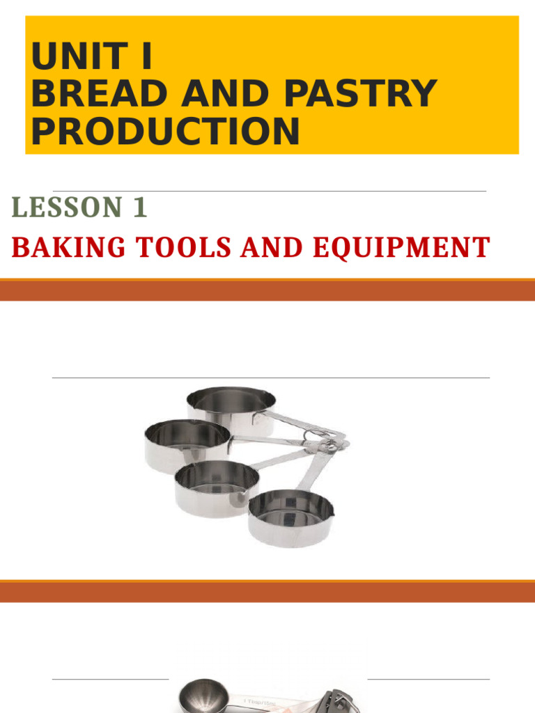 GAMES Baking Tools and Equipment. | PDF
