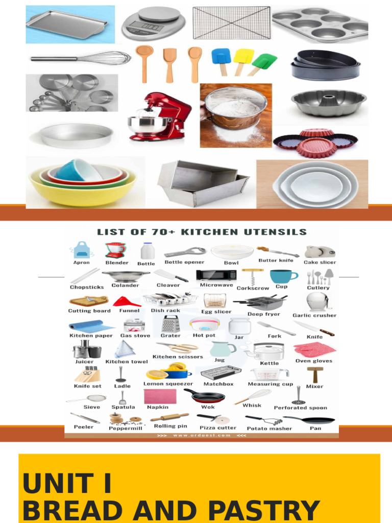 Essential Baking Tools and Equipment Guide | PDF | Oven | Baking