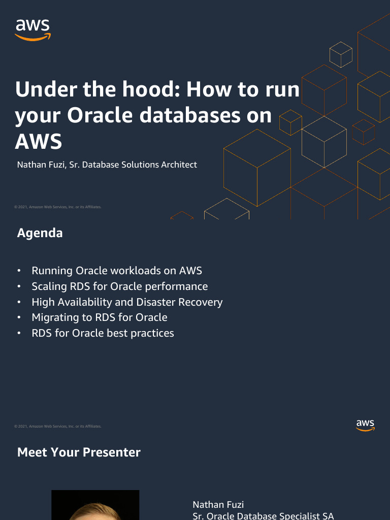 EV - Under The Hood How To Run Oracle Databases On Aws - Mar 2021 | PDF ...