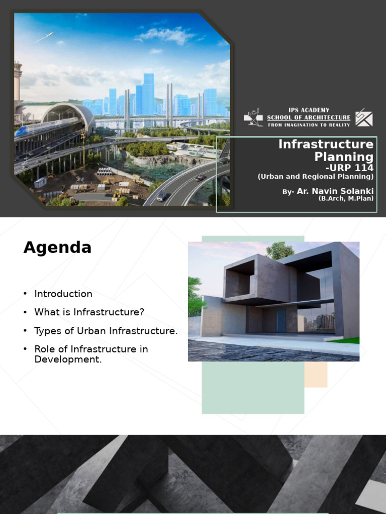 Urban Infrastructure Planning Overview | PDF | Infrastructure | Poverty ...