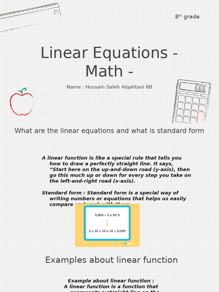 Differential Equations - Math - 12th Grade by Slidesgo | PDF ...