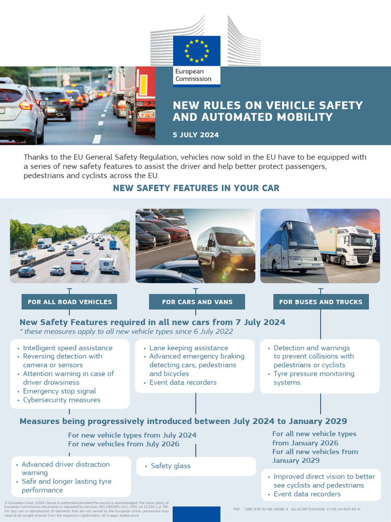 New Car Safety Features by July 2024 | PDF | Transport | Vehicles
