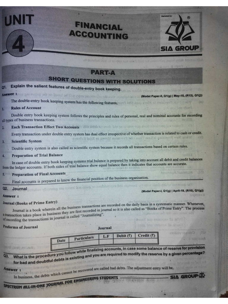 Unit 4 Befa | PDF | Debits And Credits | Bookkeeping