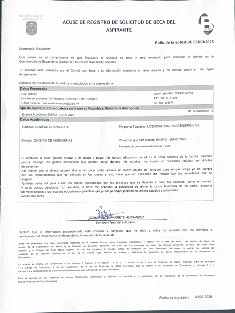 Acuse Firmadoo | PDF