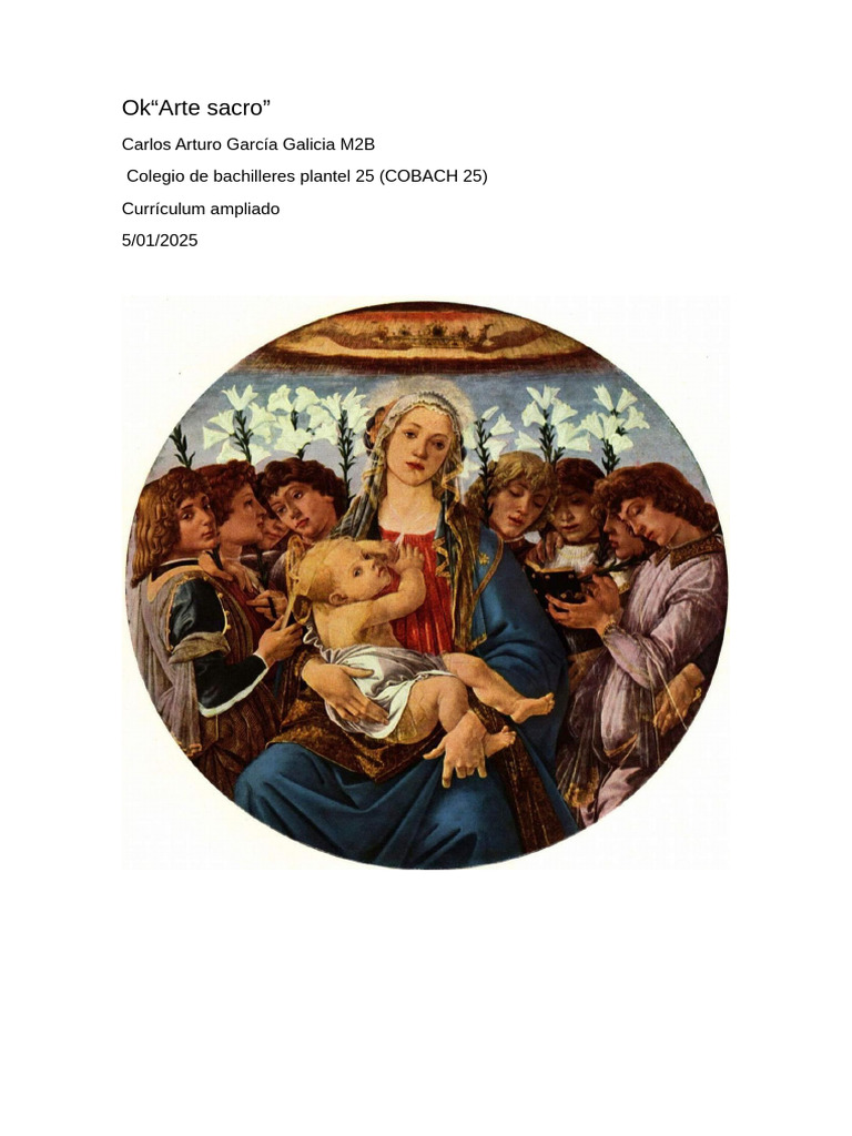 Guía del Arte Sacro y sus Tipos | PDF | Las artes