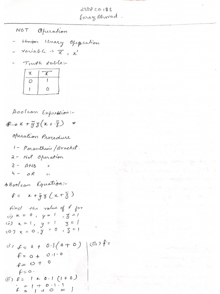 Digital Electronics Unit II, III | PDF