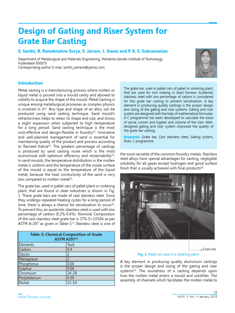 Gating and Riser System | PDF | Foundry | Stainless Steel