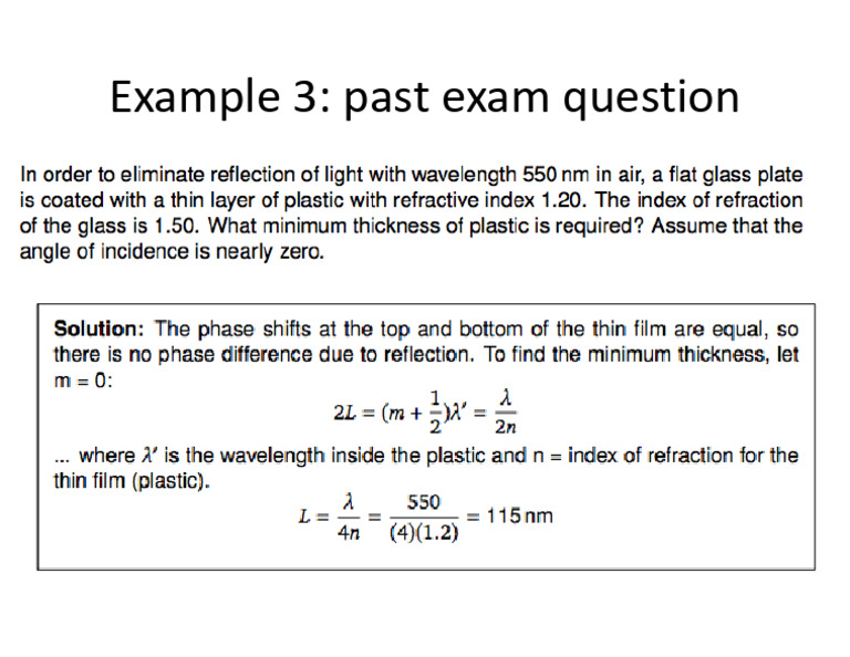 Example 3 Solution | PDF
