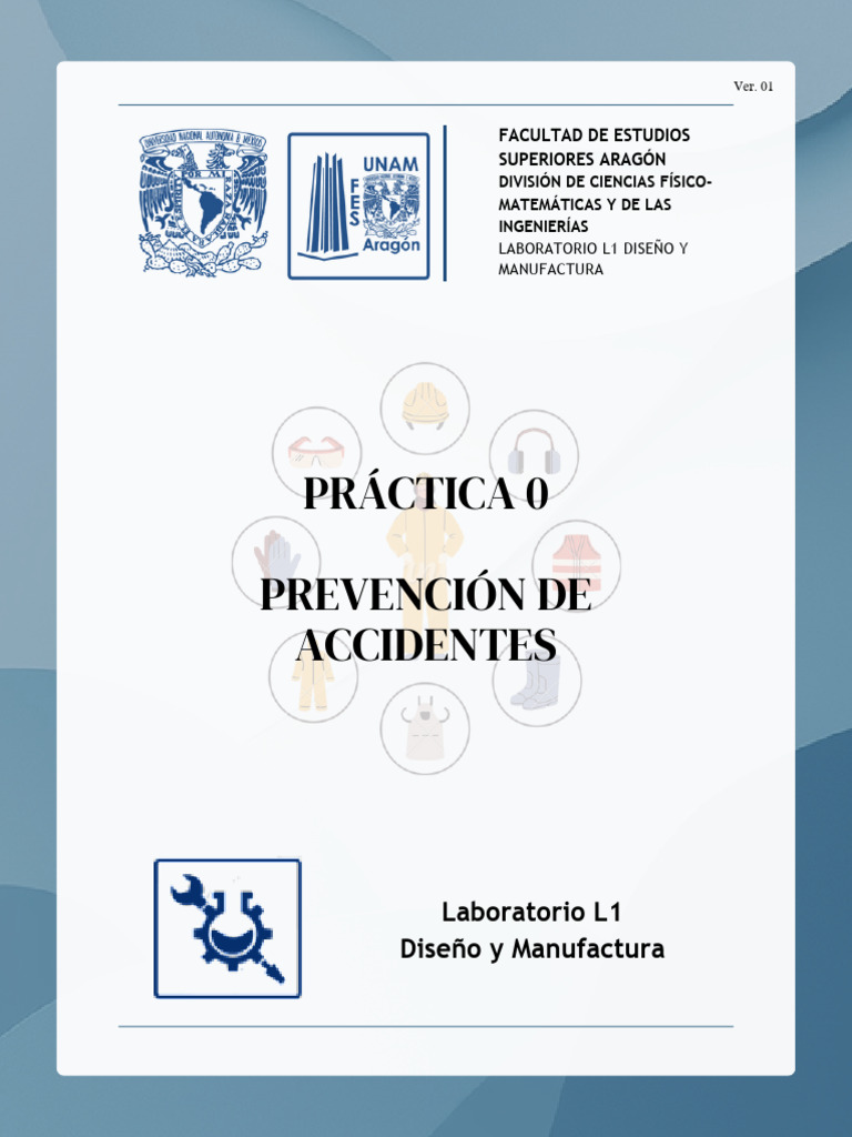 Práctica 0 Prevención de accidentes L1 | PDF | Laboratorios | Color