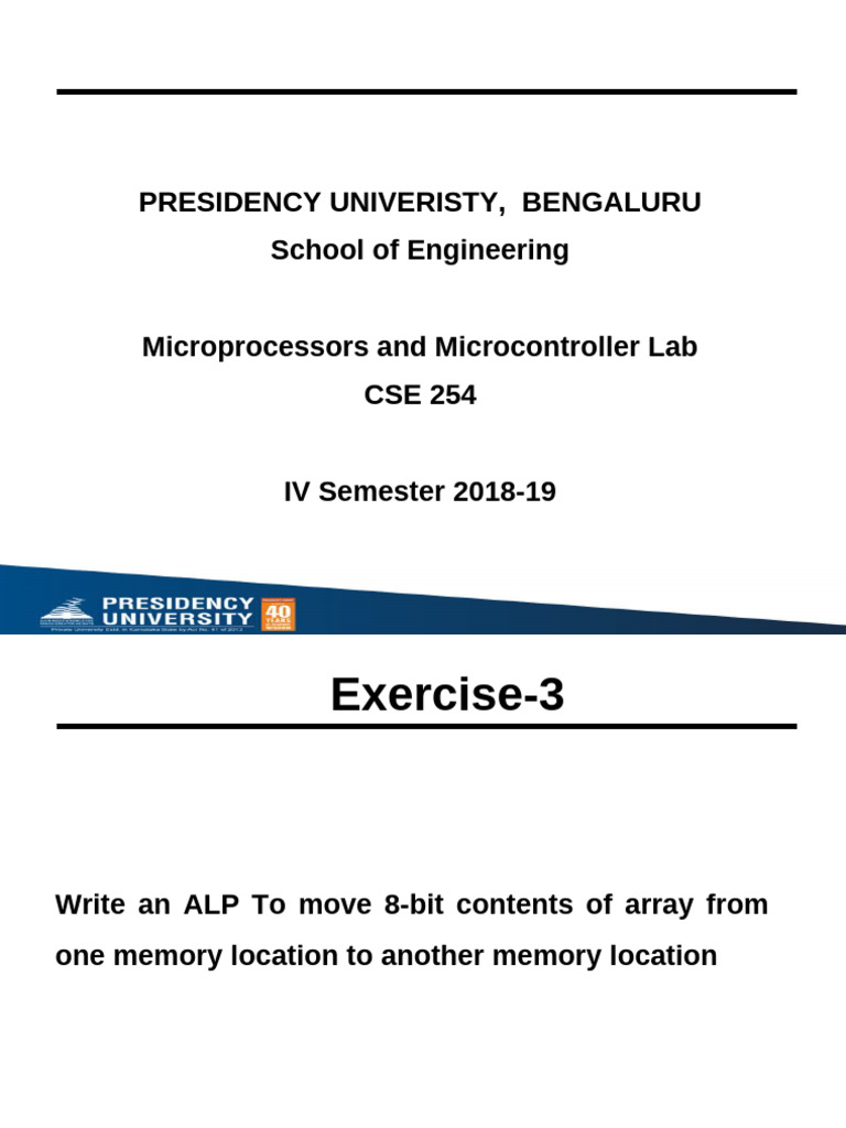Exercise-3 (Moving Array contents) | PDF
