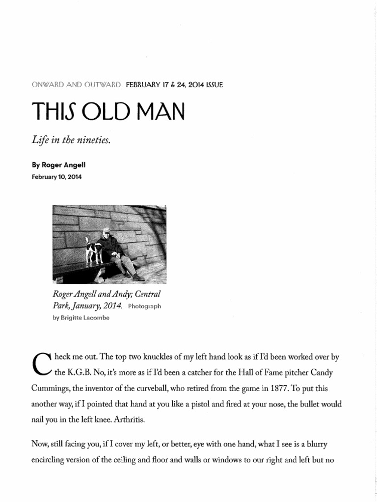 Roger Angell This Old Man | PDF