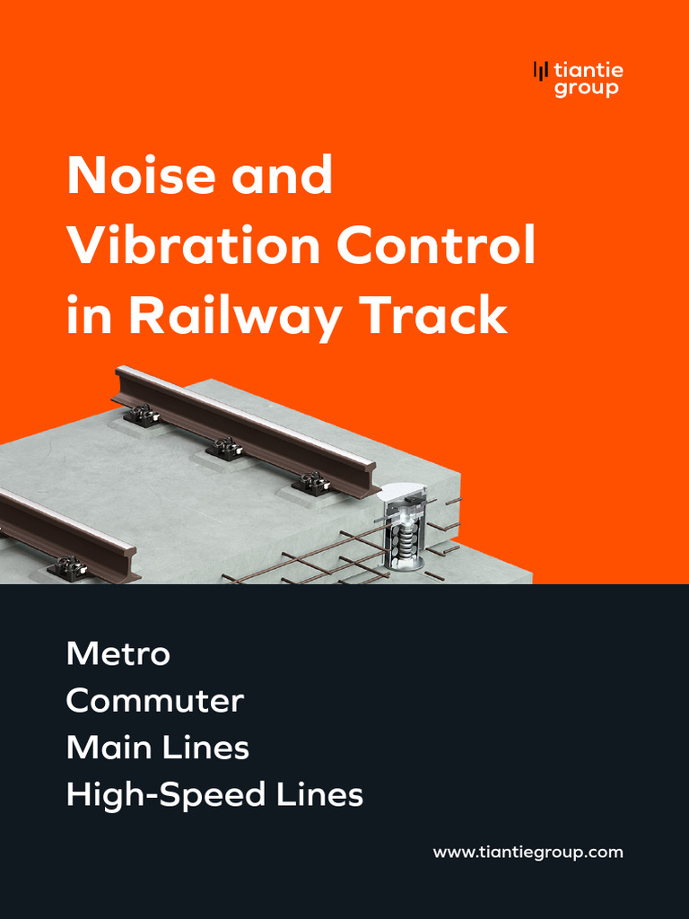 Noise and Vibration Control in Railway Track | PDF | Mechanical Engineering