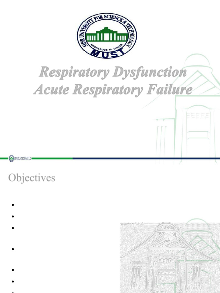 Acute Respiratory Failure Overview | PDF | Respiratory System ...