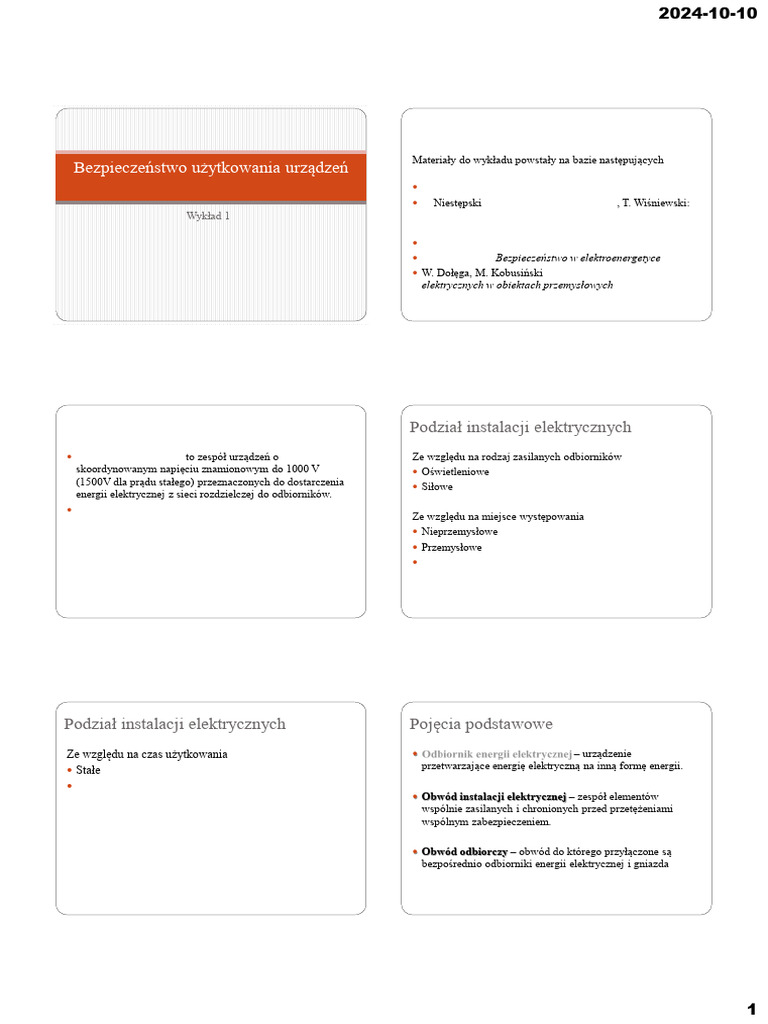 Wyklad 1 Instalacje 1 | PDF