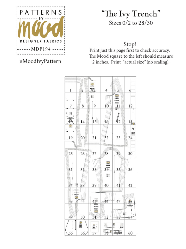 MDF194 Ivy Pattern | PDF | Clothing | Fashion