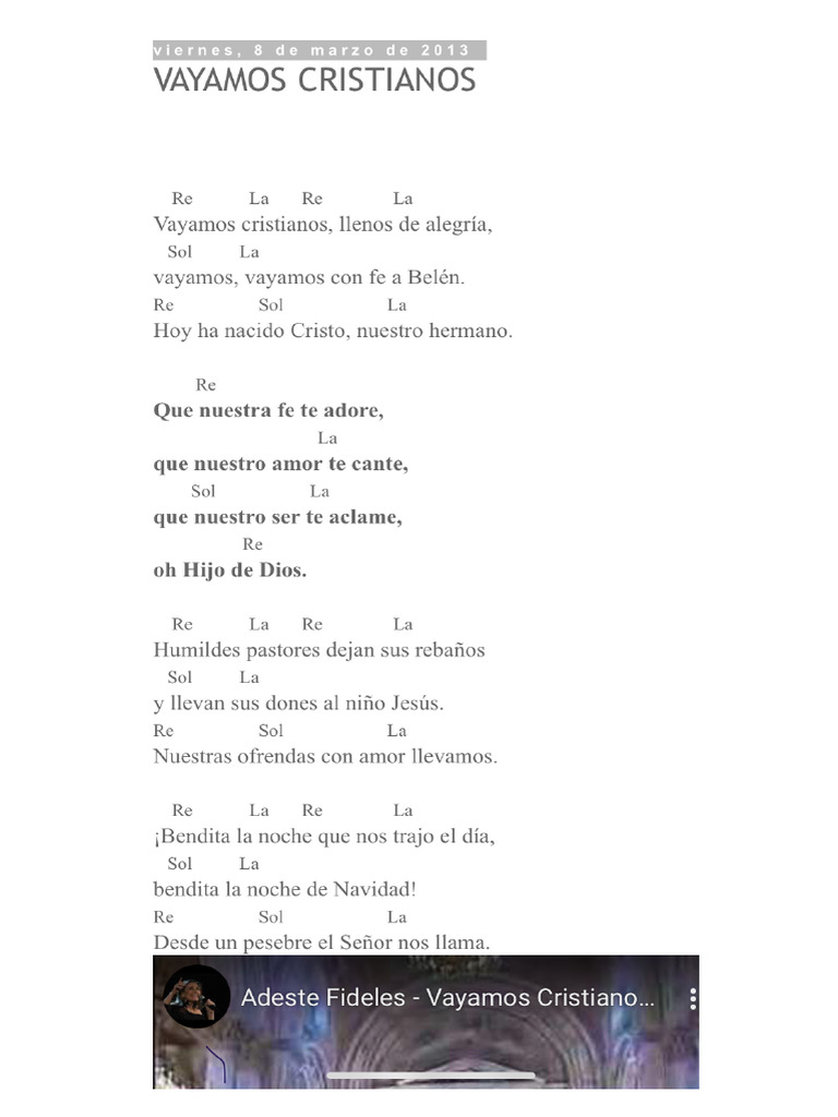 Vayamos Cristiano | PDF
